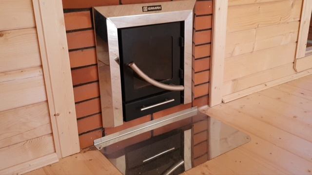 Печь на дровах ермак 16 для бани из бруса под ключ — цены на строительство с доставкой из Пестово