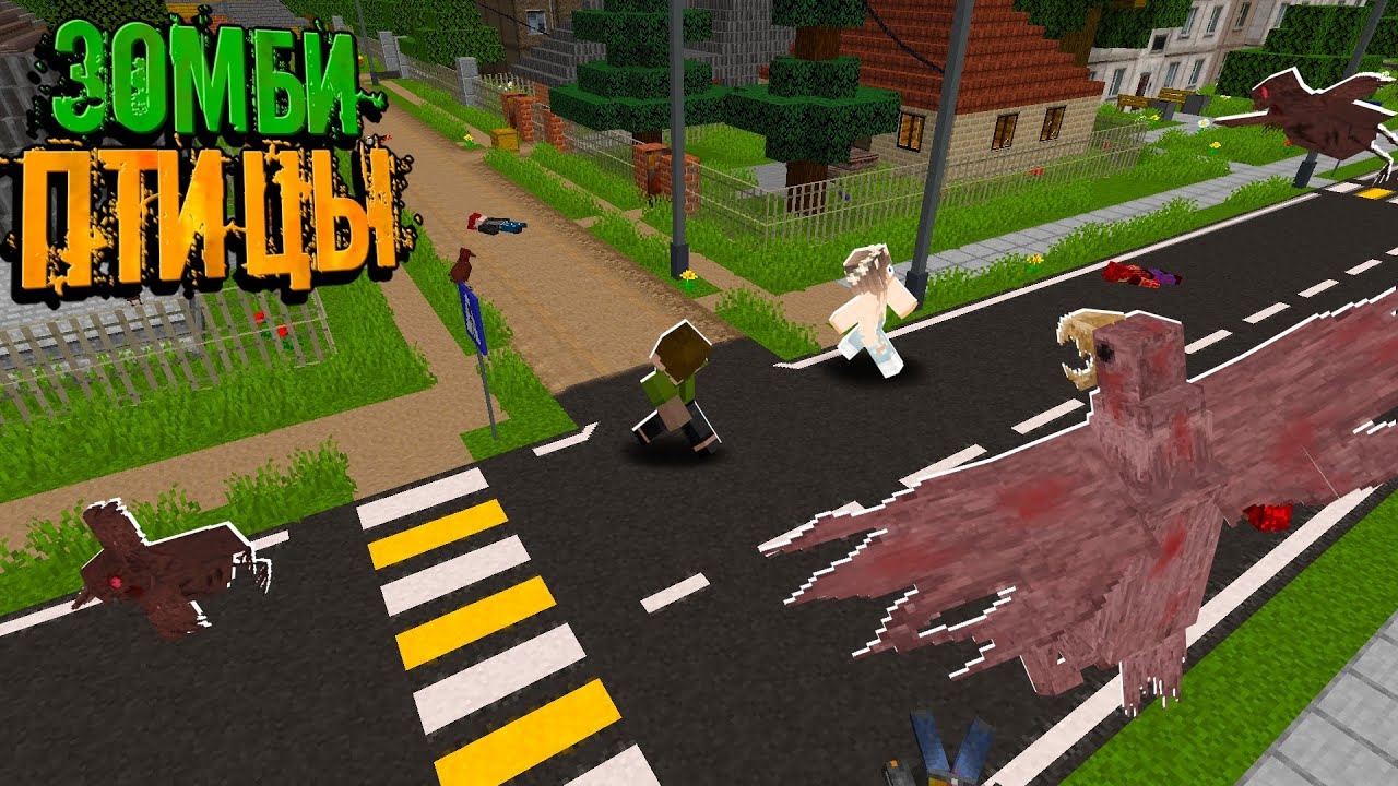 ПТИЦЫ АТАКУЮТ | Зомби Птицы "перезалив"