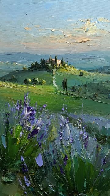 Дом на Кипарисовом холме (картина #1043) / Арт-студия Нормова