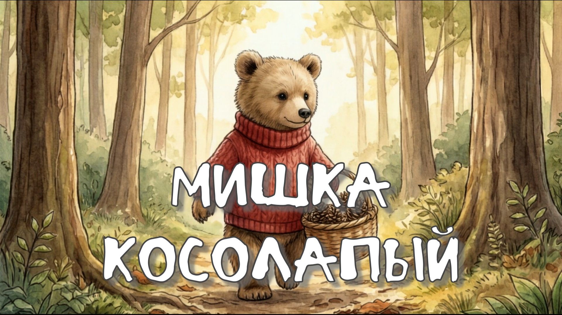 Мишка Косолапый - мультик, песня, клип Full HD @ffeecostudio #мультик #песня #МишкаКосолапый
