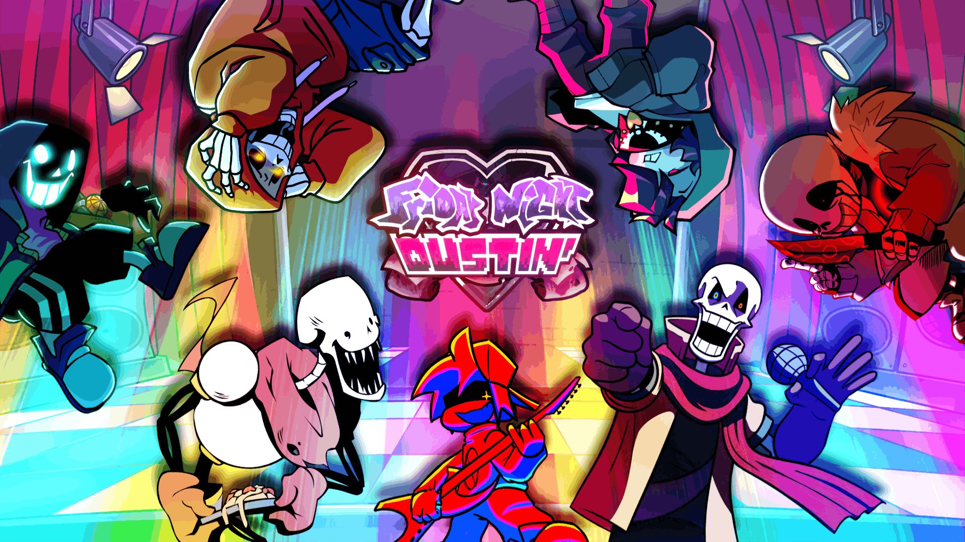 💙 ФИНАЛ!!! ❤️ Ультра крутые AU 💙 Friday Night Dustin' ❤️ 2 часть 💙