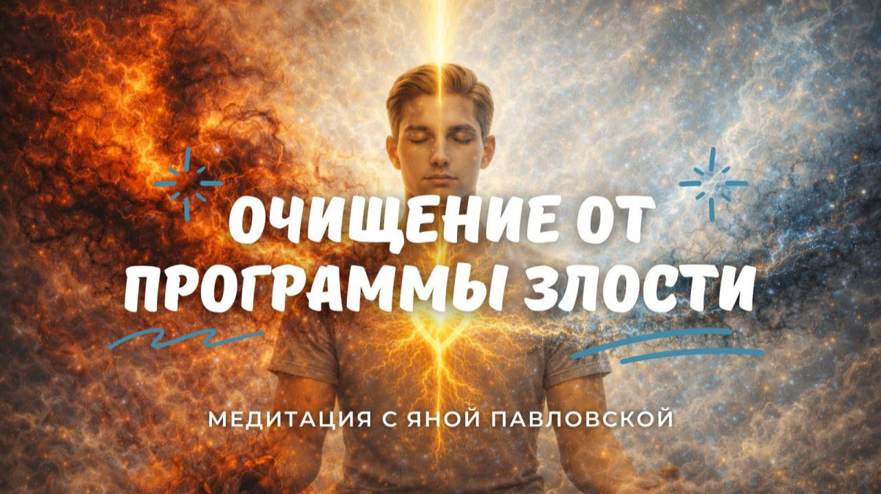 Медитация на очищение от программы злости | Яна Павловская