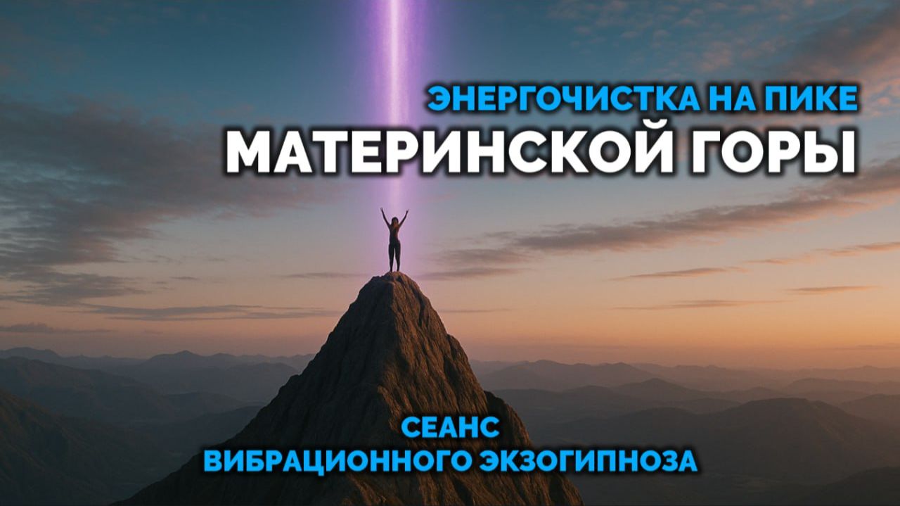 ЭНЕРГОЧИСТКА НА ПИКЕ МАТЕРИНСКОЙ ГОРЫ