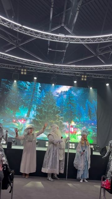 Когда сцена превращается в зимнее королевство 🌨️