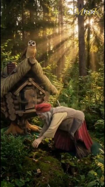 Баба Яга и Избушка на курьих ножках — сказка из бетона