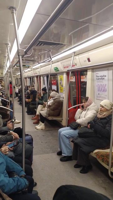 Самое красивое метро в мире! Самые красивые девушки в мире! Мгновения жизни в вагоне метро, Москва