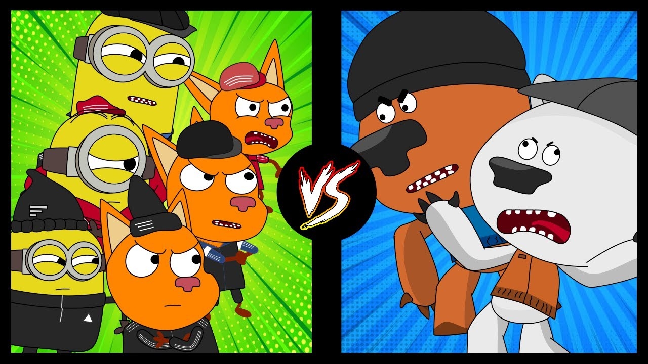 Три Гопа и Миньоны против Мемемешек