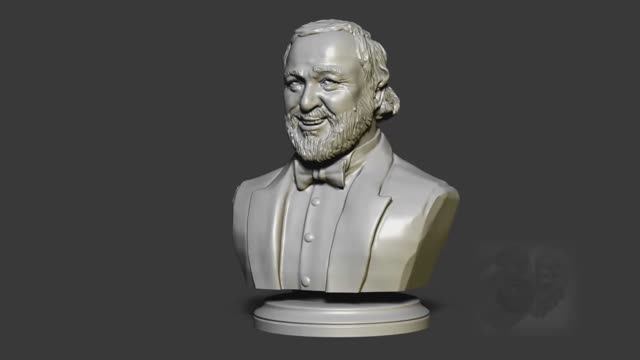 Бюст Лучано Паваротти