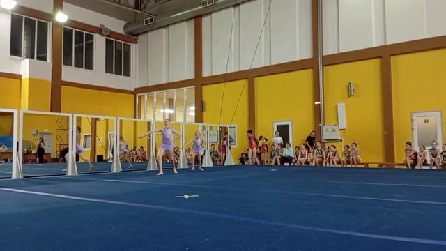 ЖП 1 юн. разряд, Чернышова Ирина - Федосеенкова Елизавета, ДШИ г.Светлый, Комбинированное упражнение