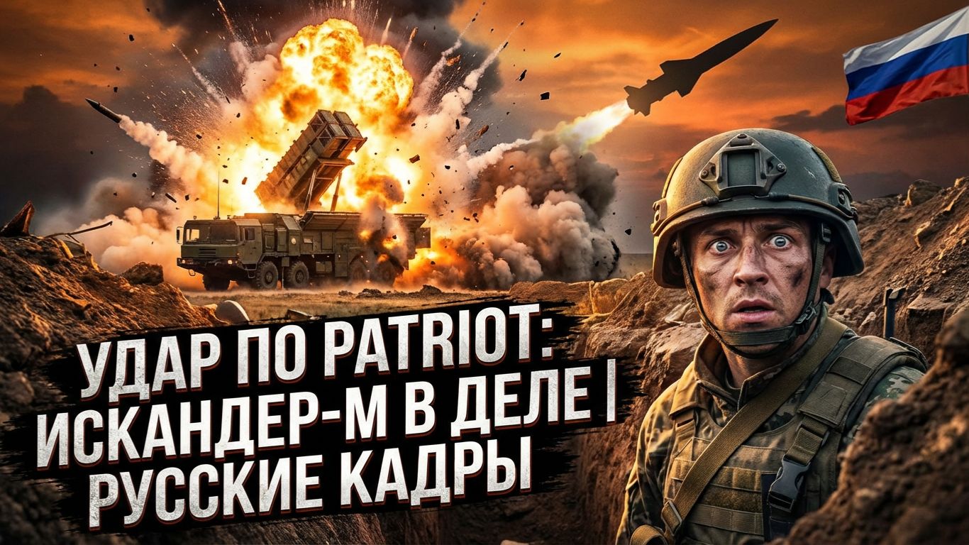 📹 Эксклюзивные кадры ВС РФ: ликвидация комплекса Patriot