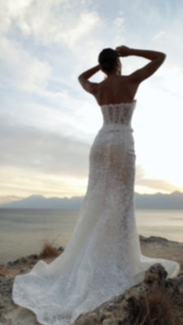 Свадебное платье Эйприл из коллекции «Sea Pearl» 2025 от бренда Gabbiano