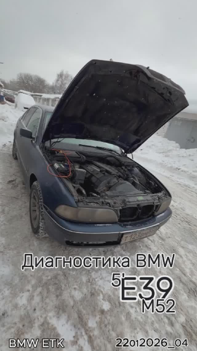 Диагностика BMW 5' E39 M52
