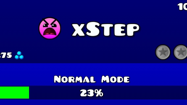 Я играю в Геометри Дэш (1 часть)