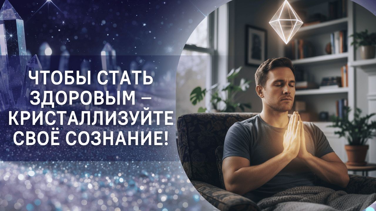 Чтобы стать здоровым – кристаллизуйте своё сознание!