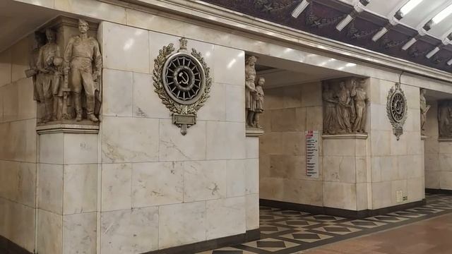 Полтора часа под землёй! От ст.метро Проспект ветеранов до Технологический институт,Ленинград (СПб)