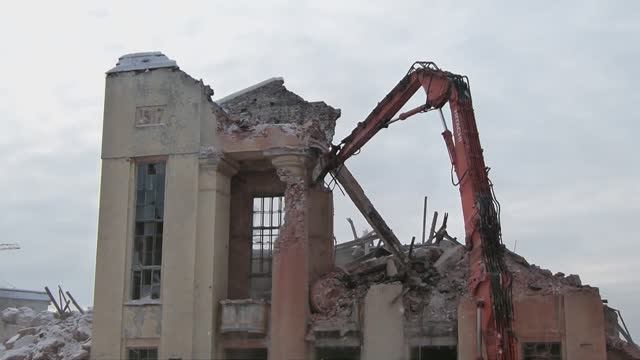 Снос Дворца культуры им В.И.Ленина // Канавинский р-он, ул. Октябрьской революции, 33 // Январь 2026