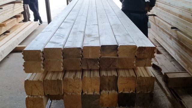 Профилированный брус 150х150х6000 с компенсационными пропилами для бани цена за куб в Пестово