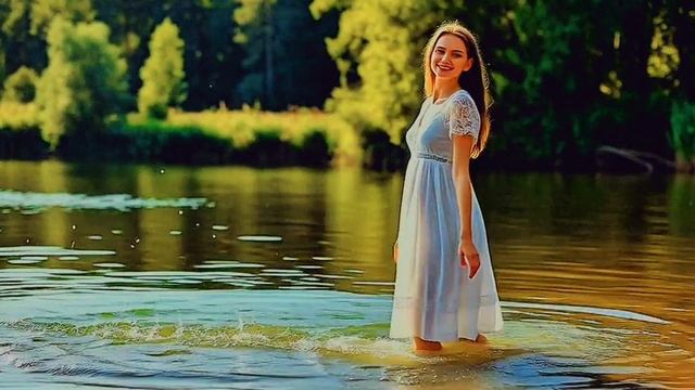 ai. Лесное озеро #ai  #лесноеозеро