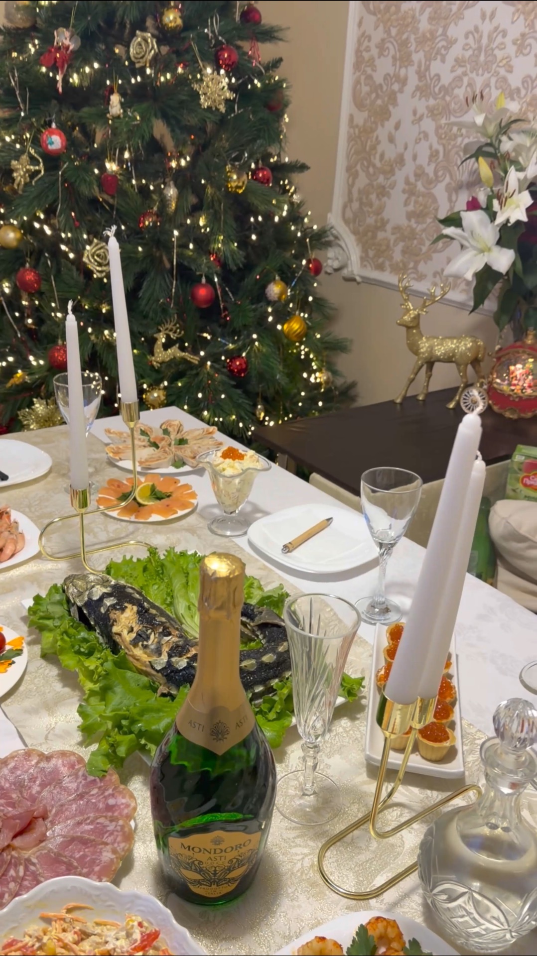 #Shorts Наш новогодний стол // Новый год 2026 //