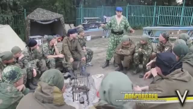 Первые Славянские военно-патриотические сборы. Москва-Рождествено 2012 год.