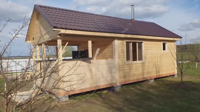 Новгородские бани из Пестово - строительство бань на заказ из профилированного бруса под ключ