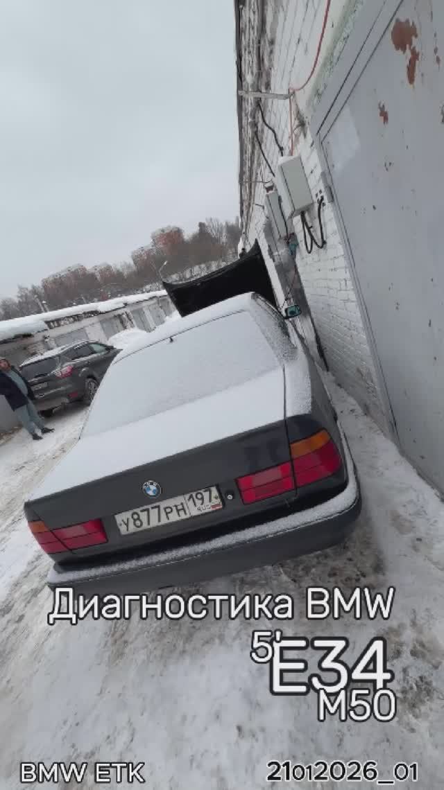 Диагностика BMW 5' E34 M50