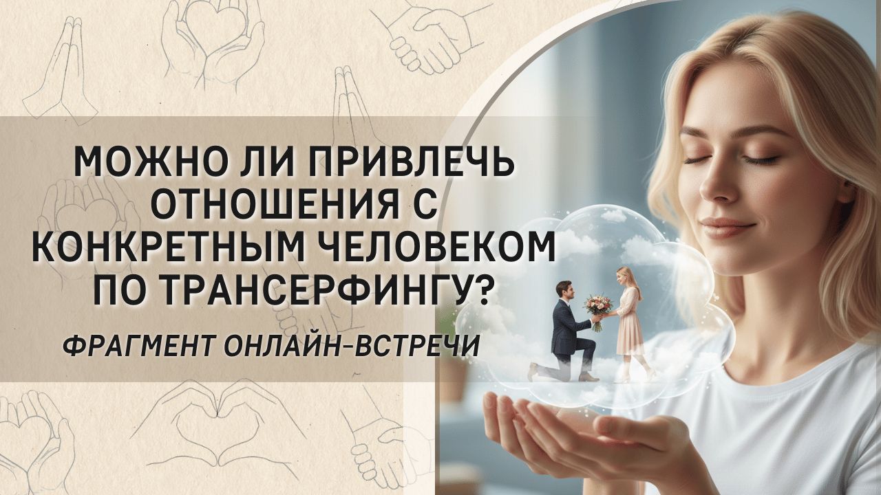 Можно ли привлечь отношения с конкретным человеком по Трансерфингу? Фрагмент онлайн-встречи