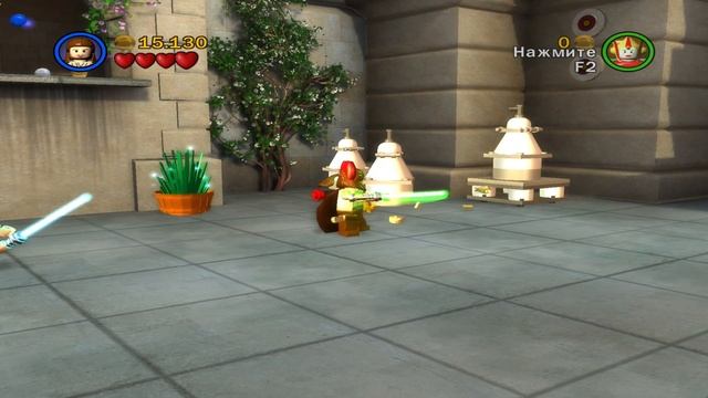 LEGO Star Wars: The Complete Saga Побег с набу прохождение (PC) #3