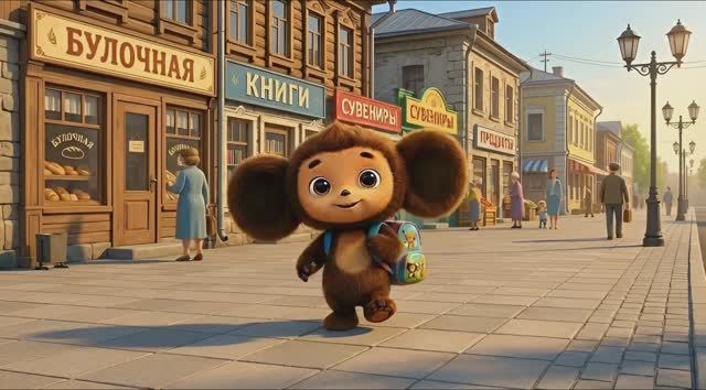 Чебурашка в детском саду 🎶 Песенка для малышей и детей