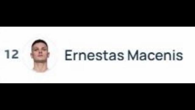 Ernestas Macenis - Goalkeeper