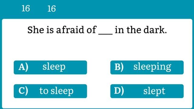 Gerunds vs Infinitive B1 Quiz! Can You Pass English Grammar Quiz