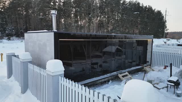 Обзор современной модульной бани / Доставка и установка по всей РОССИИ
