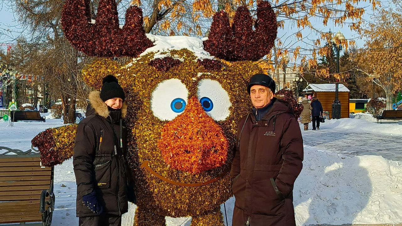 Гуляем по скверу Кирова (площади Графа Сперанского) в Иркутске
