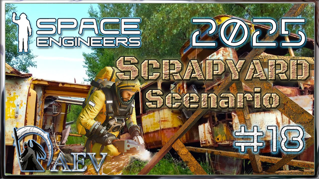 Space Engineers🪐 №18 Scrapyard пропустил серию 🚧Сценарий Свалка! Хоть бы КОЛЕСО!
