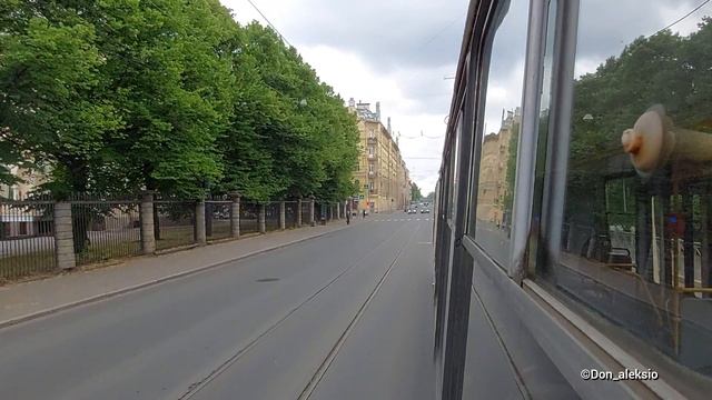 Питер, трамваи. Лесной проспект. Маршрут 6. Часть 1