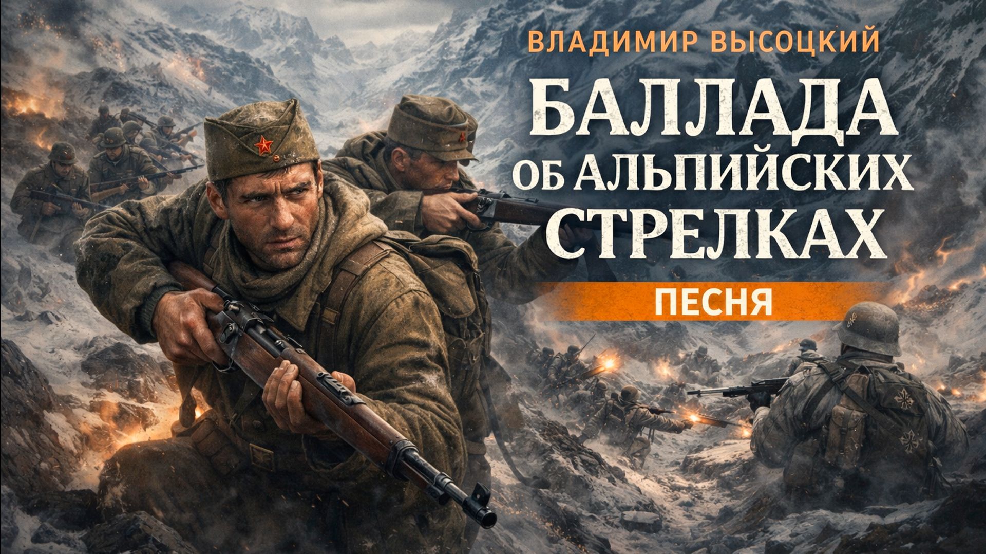"БАЛЛАДА ОБ АЛЬПИЙСКИХ СТРЕЛКАХ" | АНИМАЦИЯ 3D по В.С.ВЫСОЦКОМУ (Второй вариант)