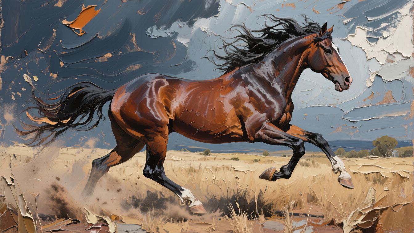 Песня коню   (А.Б. Саврасов)