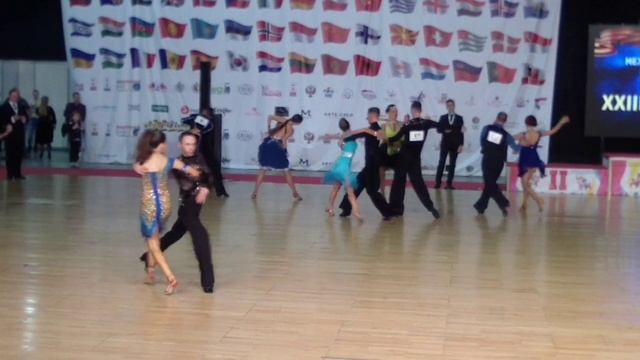 2018 год. Спортивные бальные танцы самба.