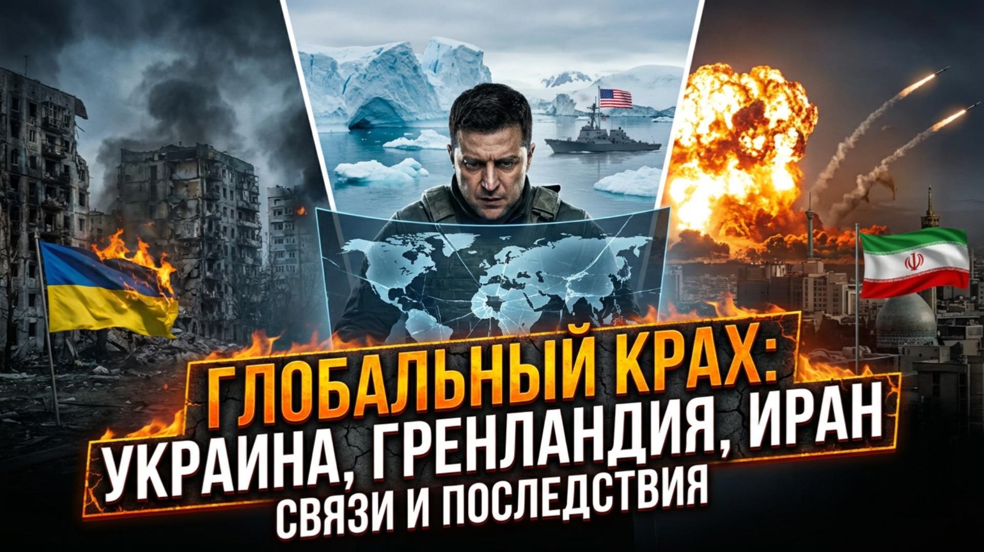 🔗💥Гарланд Никсон | Три катастрофы связаны! Украина, Гренландия, Иран - один сценарий краха?