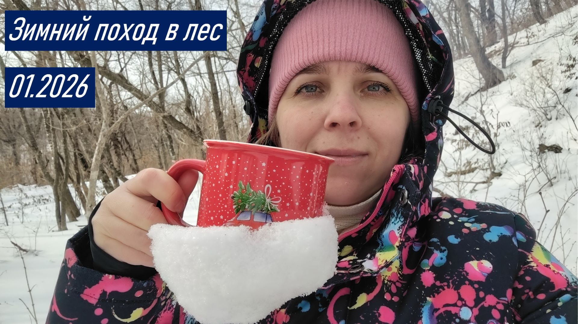 Идём с детьми в лес гулять и ставить фотоловушку Suntek HC801A, янв. 2026 г.