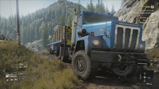 прохождение Snowrunner Мичиган (США) часть 33 без комментариев