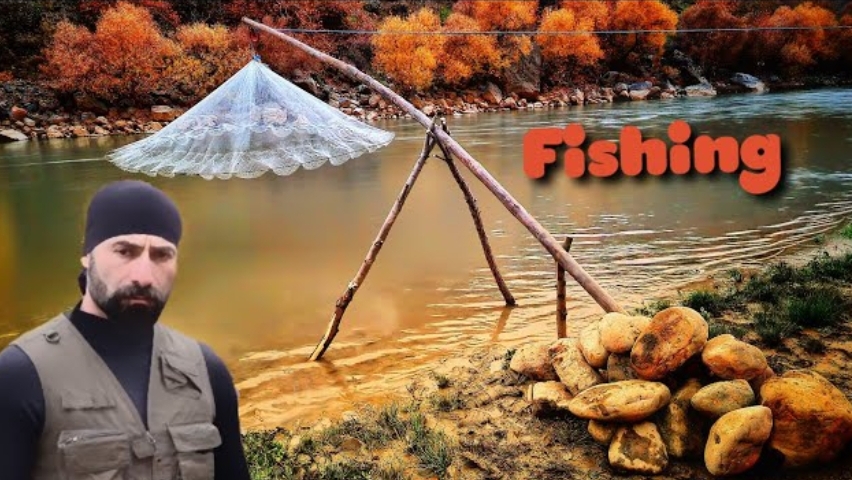 Рыбалка, паук.