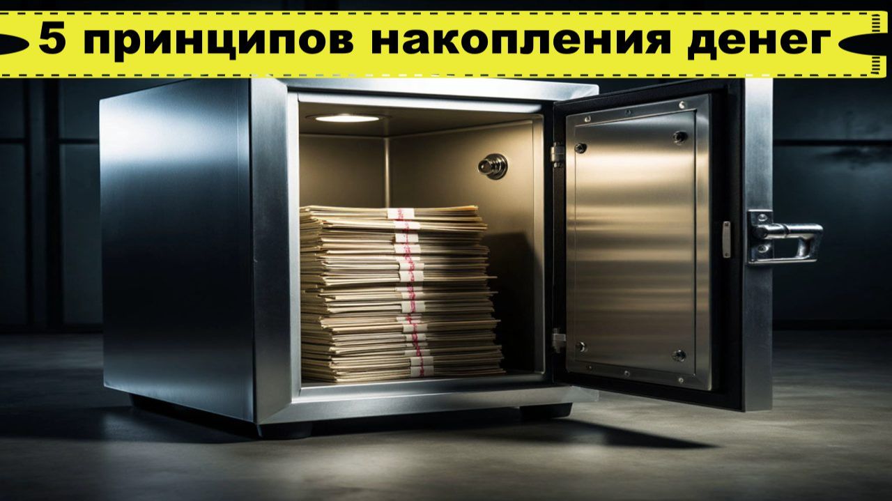 Накопление денег. 5 главных правил.
