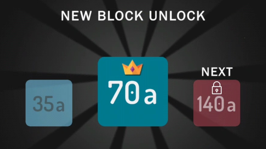 X2 Blocks (17a → 35a → 70a)