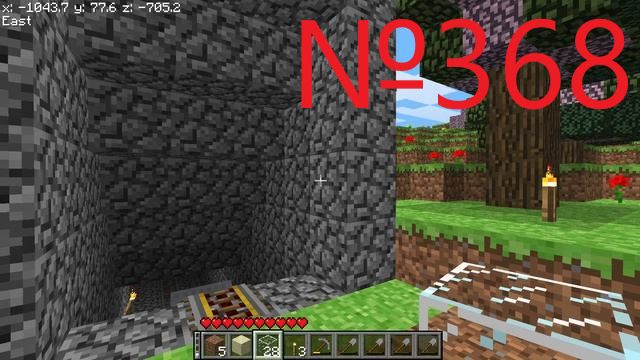 Minecraft №368 Делаю подъем из стекла