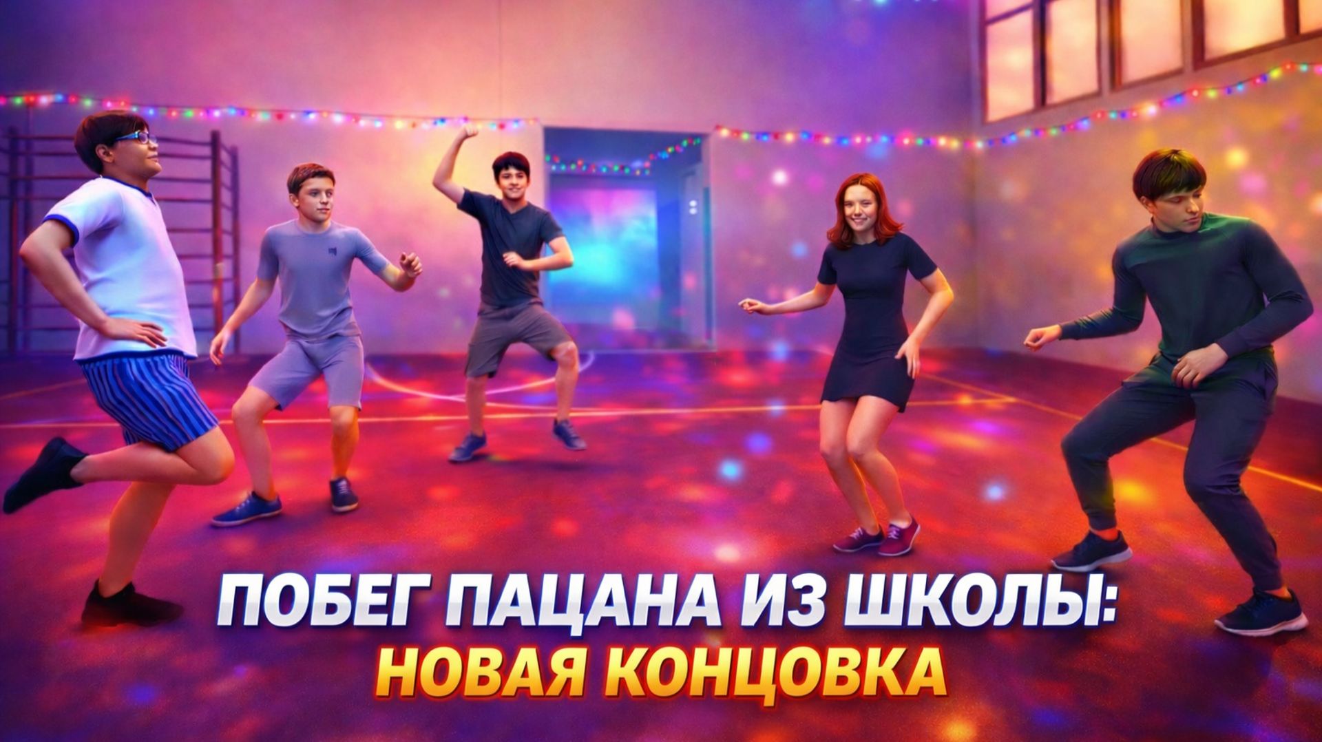 Побег Пацана из Школы: Обновление с Новой Концовкой! Вечеринка Скулбоя в Спортзале, Прохождение!