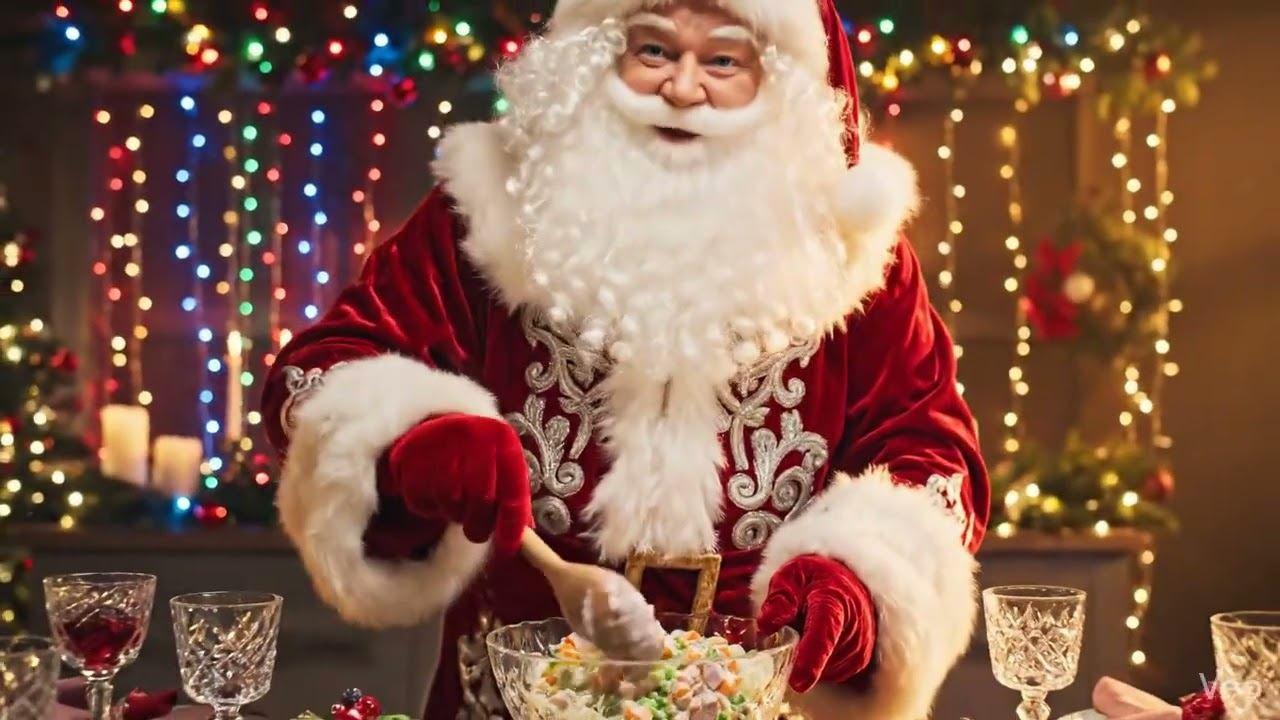 Ded Moroz Cooks for Christmas