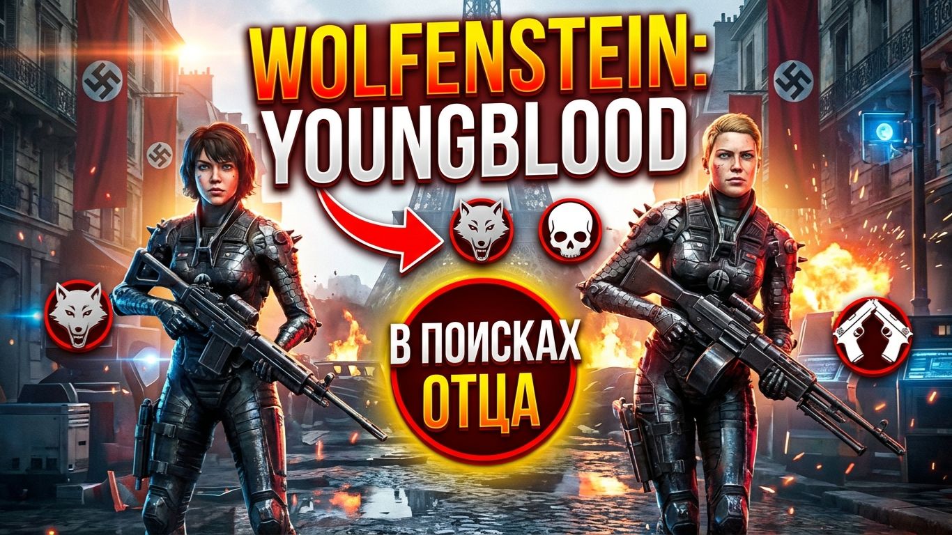 Wolfenstein: Youngblood прохождение | Молодая Кровь в деле