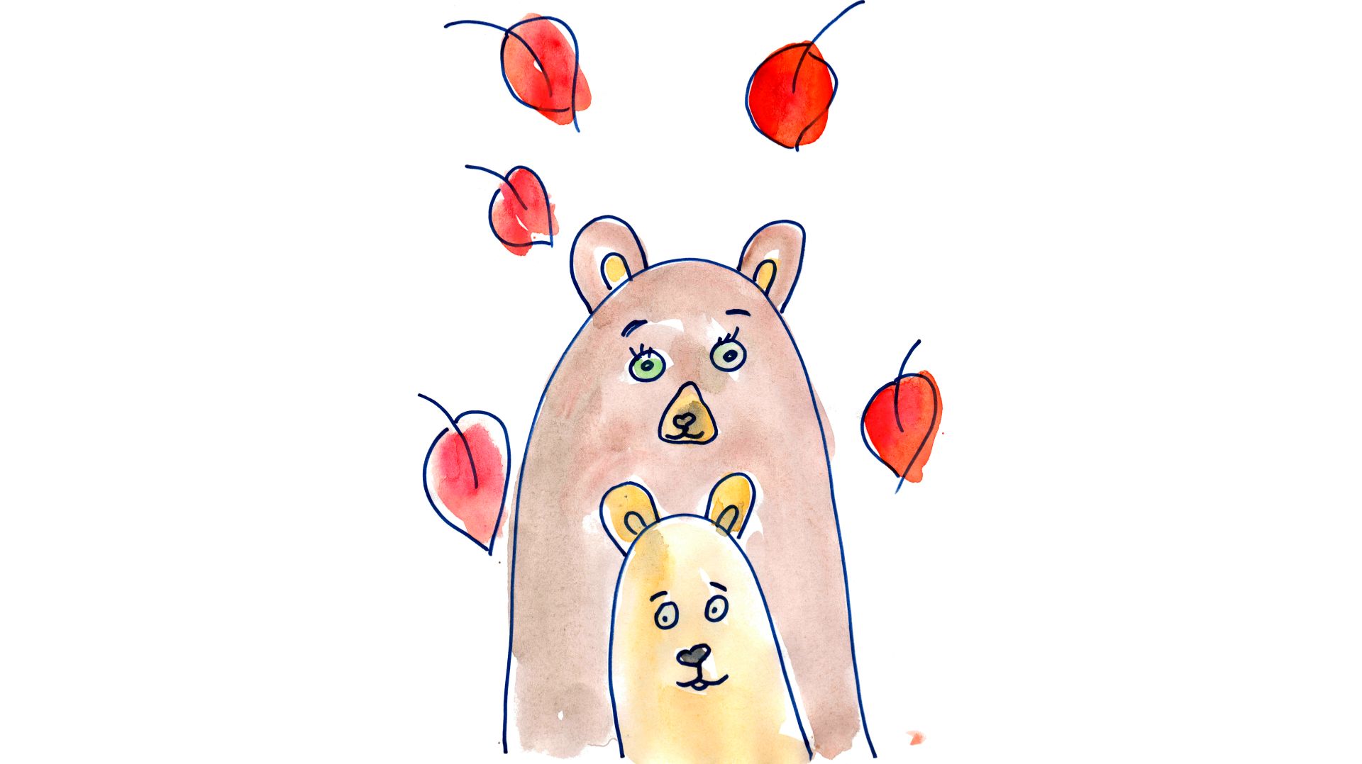 Как нарисовать медведей