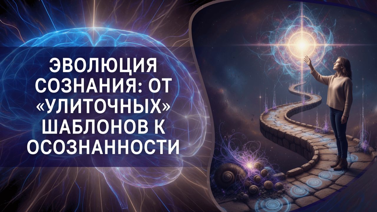 Эволюция сознания: от «улиточных» шаблонов к осознанности